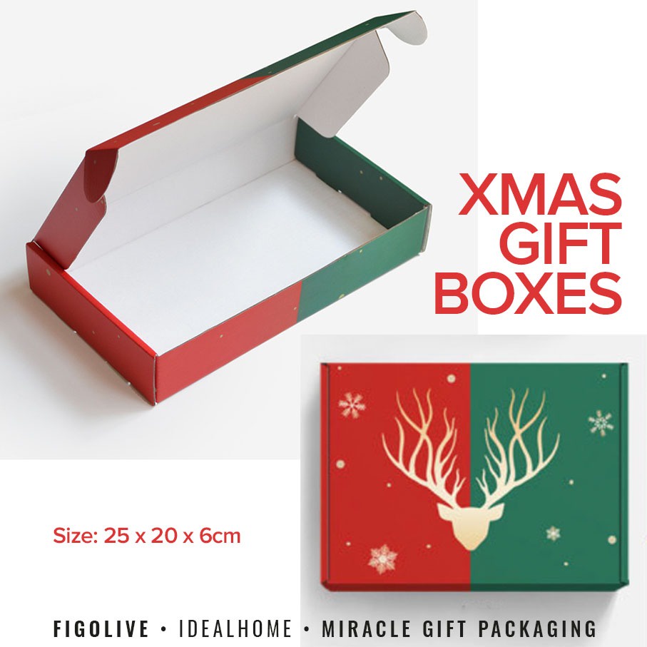 [SG Seller] Christmas Gift Box Festive wholesale Festive Design Product ...
