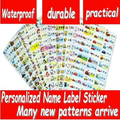 Personalized waterproof washable name label sticker | Shopee Singapore