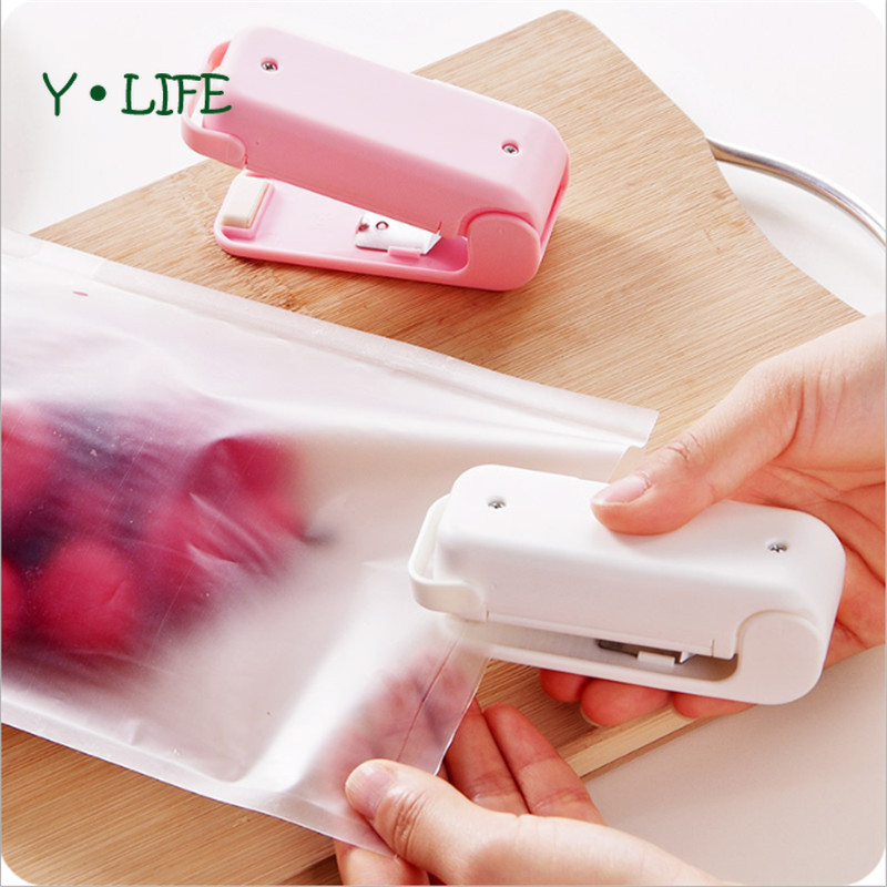 Y • LIFE Mini sealing machine snack plastic bag sealing machine home ...