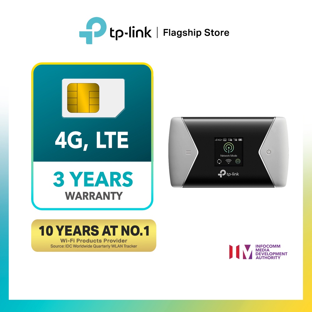 TP-LINK M7450 300 Mbps 3G/4G LTE-Advanced Mobile Dual Band Travel WiFi ...