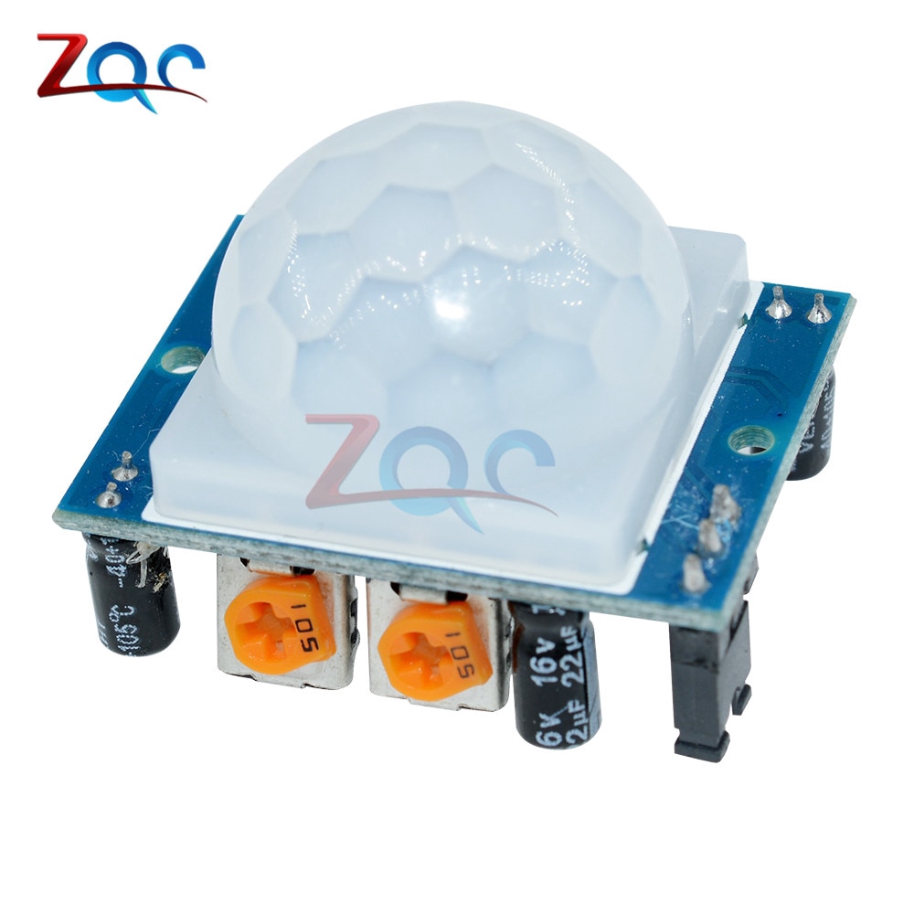 2pcs SR501 HC-SR501 Adjust IR Pyroelectric Infrared PIR module Motion ...