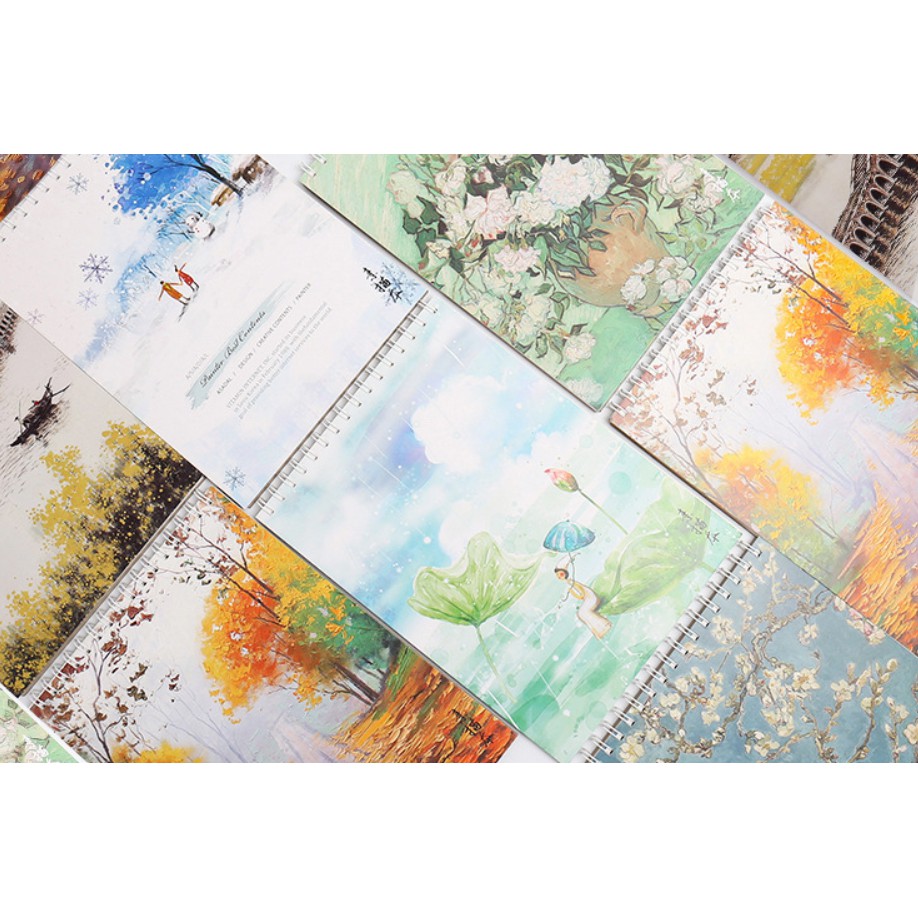 1pc A4 Sketch Book 48 pages 120gsm with Chinese-Style Cover/Portable A4 ...