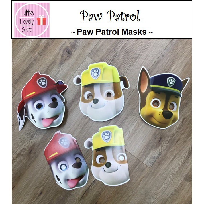 Paw Patrol Masks (4 pieces per pack) | Shopee Singapore