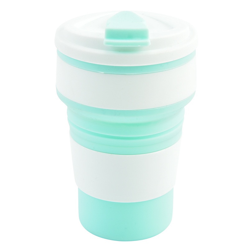 Collapsible Silicone Travel Cup 350ml/500ml BPA Free Silicone Cup ...