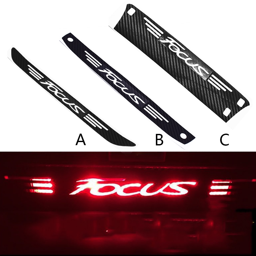 Car Rear High Brake Light Emblem Decorative Decal Sticker Waterproof ...