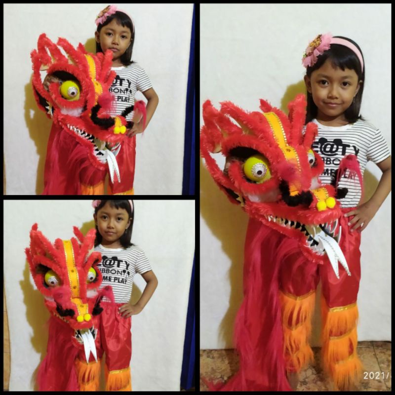 Newest COMPLETE ORIGINAL BARONGSAI DRAGON LIONG DRAGON SET | Shopee ...