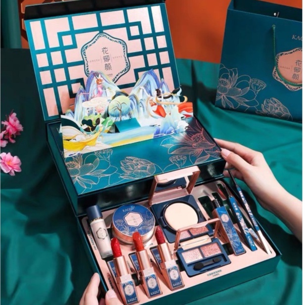 Chinese domestic Makeup Set 10 Genuine KAQILI Ancient MakeupPiece ...