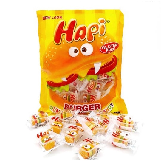 HAPI BURGER GUMMY MONSTER ASSORTED GUMMY (8 PCS) | Shopee Singapore