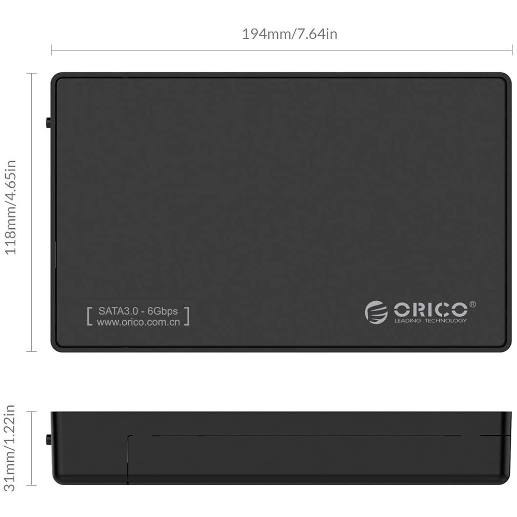 ORICO 3.5inch HDD Enclosure Support 18TB HDD | Shopee Singapore