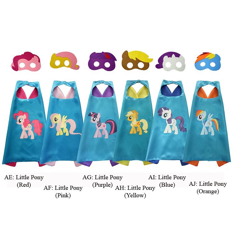 SoCute My Little Pony Mask and Cape Halloween Party | Shopee Singapore