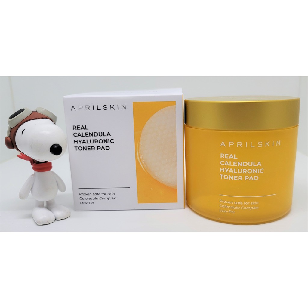 [April skin] Real calendula Hyaluronic toner pad [120g] | Shopee Singapore