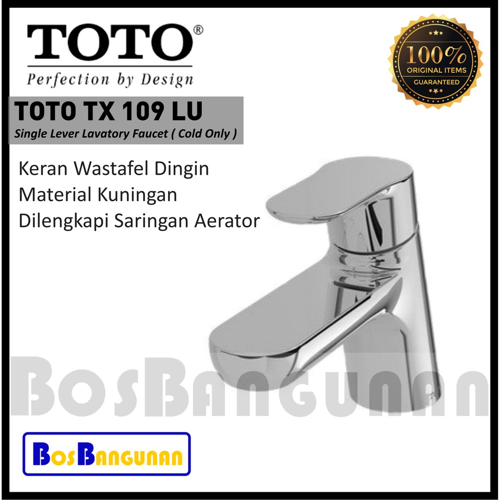 TOTO TX109LU Cold Only Sink Faucet / TOTO TX 109 LU Sink Faucet ...