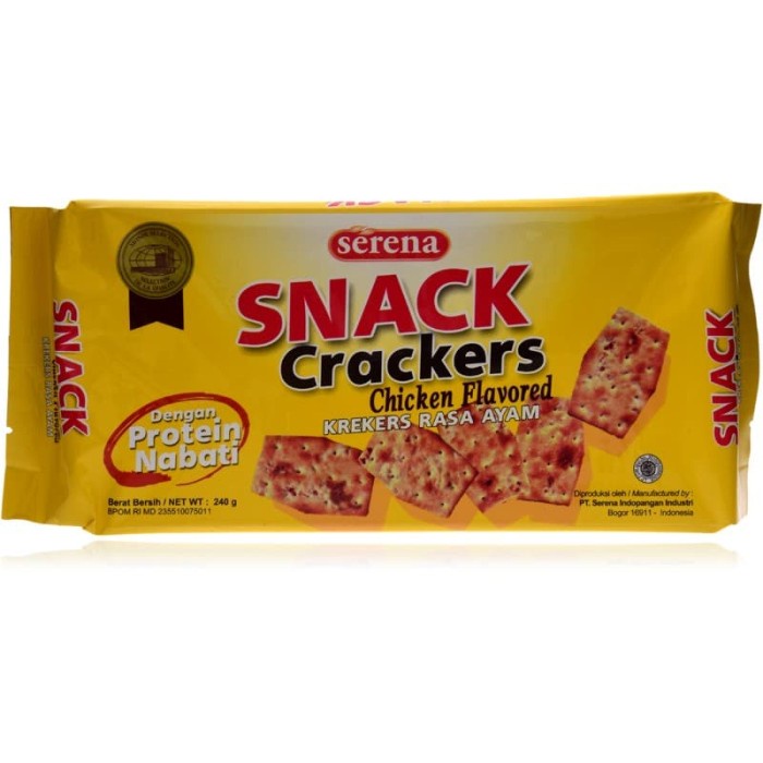 Serena Snack Crackers Chicken Flavored Crackers Chicken Flavor 240 ...