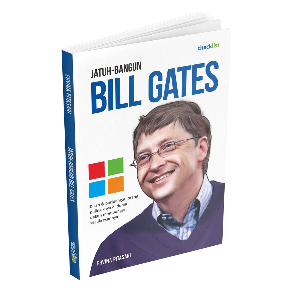 Checklist Motivational Book Biography of Falling-Bangun Bill Gates ...