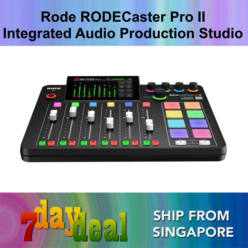 Rode RODECaster Pro II Integrated Audio Production Studio | Shopee ...
