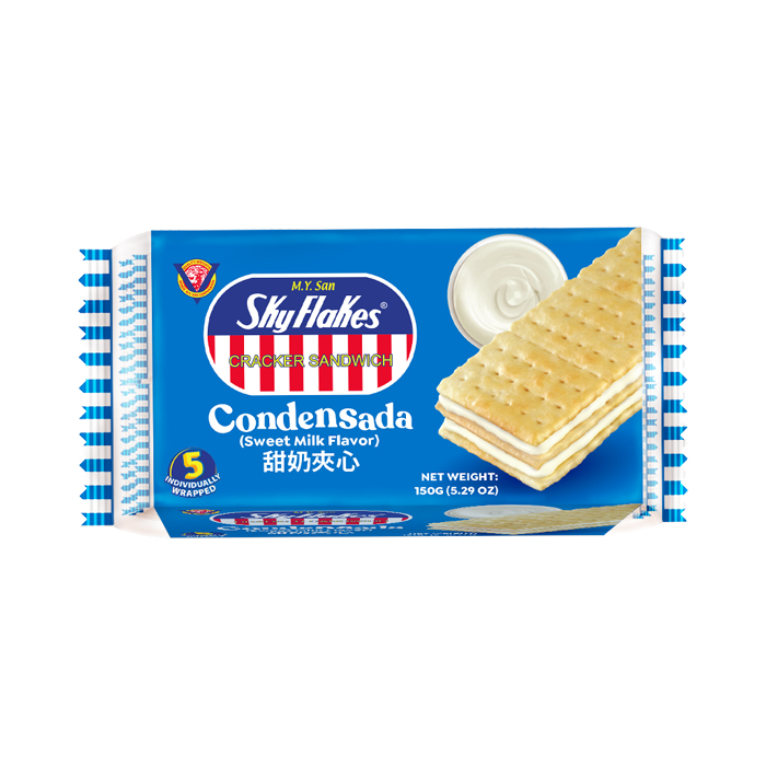 Skyflakes Cracker Sandwich - Condensada, 150g | Shopee Singapore