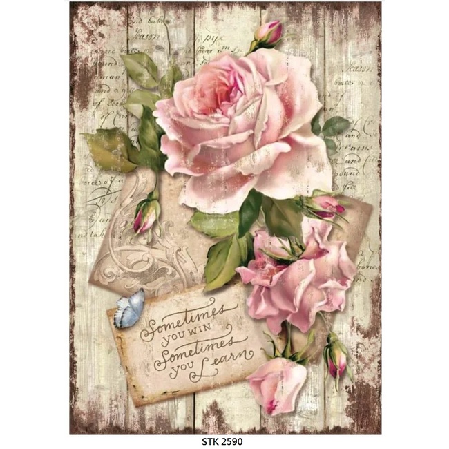 Tima Collage~sticky Tissue sticky rice paper Rose Series~Decoupage ...