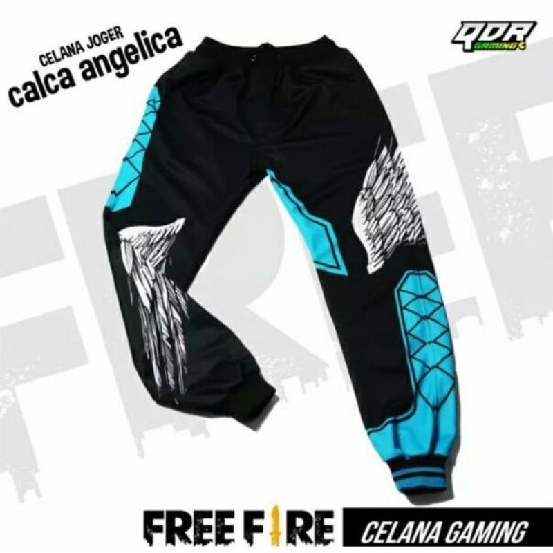 Latest Angel Joger Pants Enjel FF Qdr Gaming Free Fire Present / Latest ...