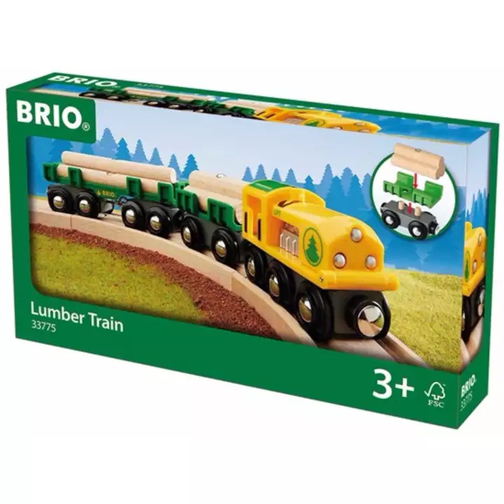 BRIO Official Store SG - Lumber Train (33775) | Shopee Singapore