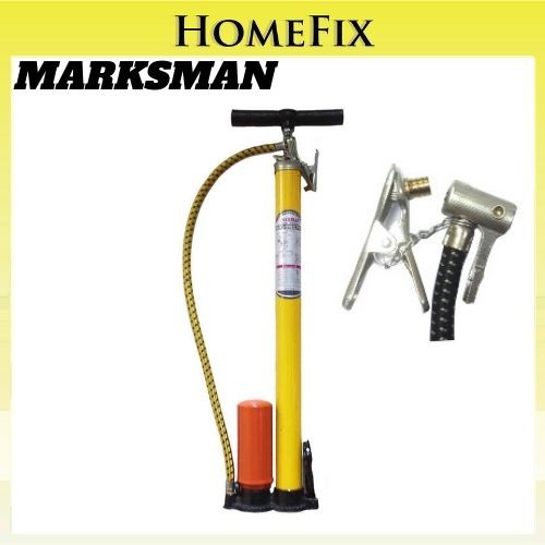 MARKSMAN DOCKER AIR HAND PUMP / BICYCLE /BALOON/BOLA/BASIKAL/PAM ANGIN ...