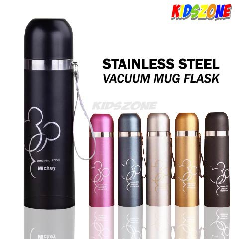 Mickey Mouse Stainless Steel Vacuum Mug Flask/Thermos 500ML/Botol Air ...