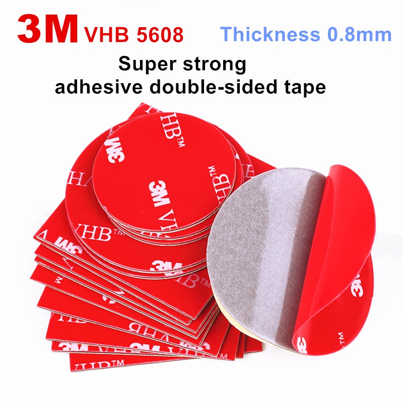 3M Super Strong VHB Double Sided Tape Waterproof No Trace Self Adhesive Acrylic Pad Two Sides ...
