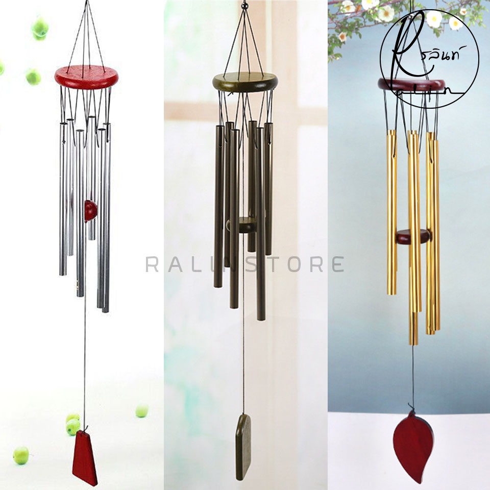 Mobile Bells 6 Metal Bar Wind Chimes Auspicious Bell Called Feng Shui ...