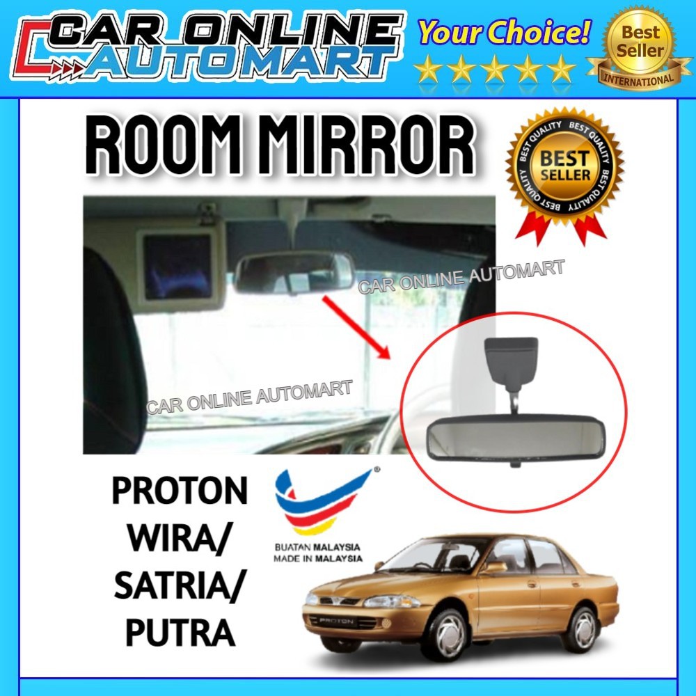 For Proton Wira / Satria / Putra OEM Interior Room Rear View Mirror ...