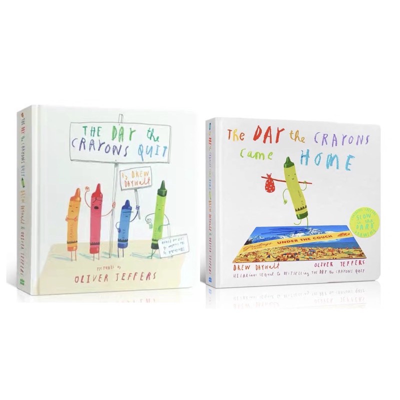 [BOARD BOOK] The Day The Crayons Quit, The Day The Crayons Came Home by ...