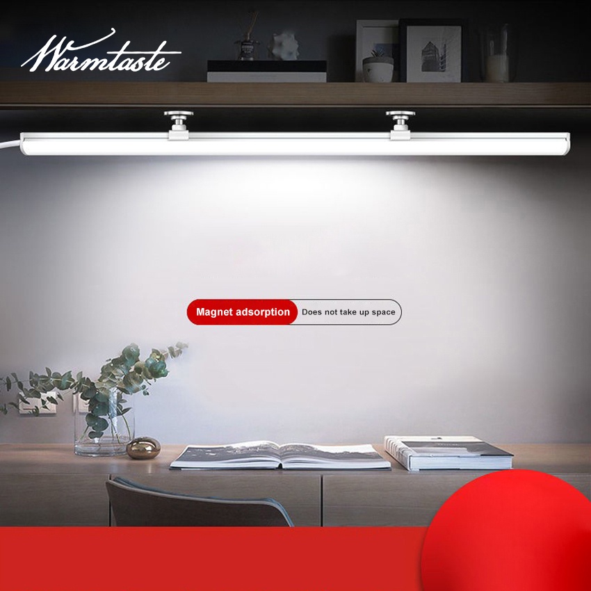 Warmtaste Magnetic Led Light USB Plug Student Study Table Lamp Touch ...