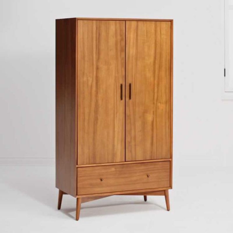 KAYU Cheap Classic Minimalist 2-door Wardrobe From Solid Teak Wood ...