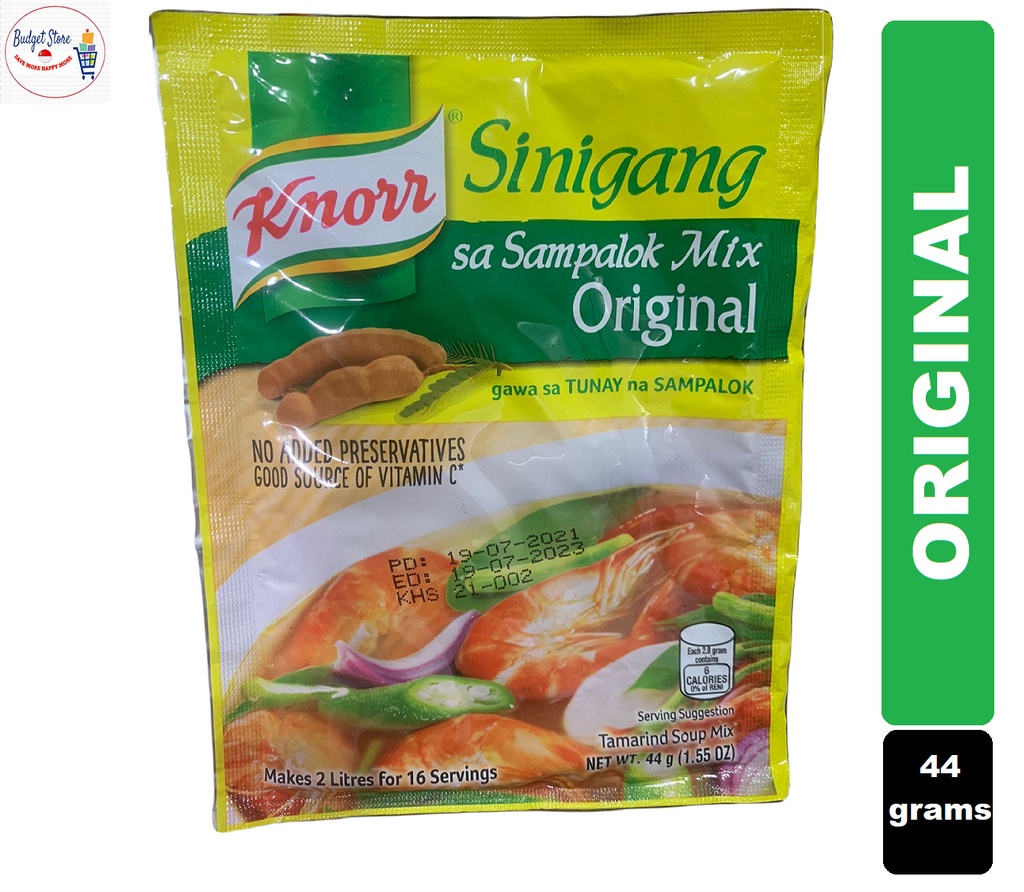Knorr Sinigang sa Sampalok Mix ORIGINAL (Tamarind Soup Mix Original) - 44 grams | Shopee Singapore