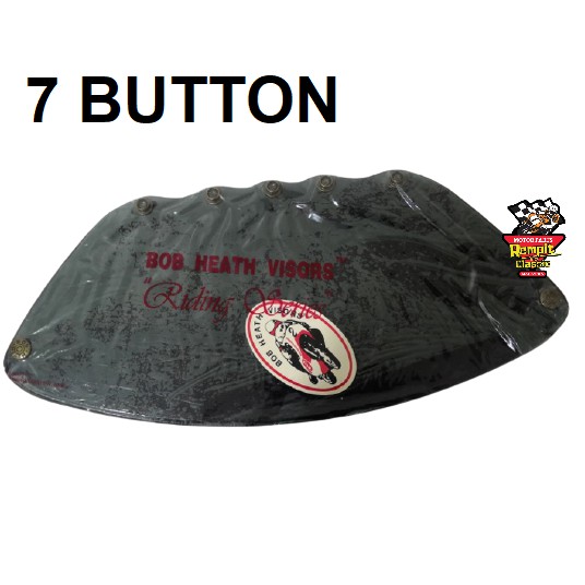REMPIT 7 Button Tinted Bob Heath Helmet Visor (Free 1 Sticker) | Shopee ...