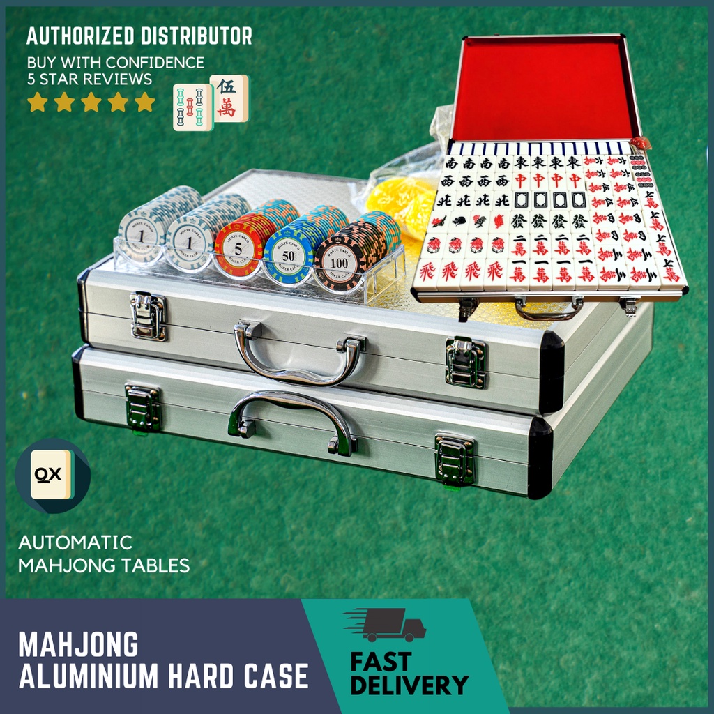 🀄(𝐒𝐆 𝐒𝐓𝐎𝐂𝐊𝐒) Mahjong Tiles Aluminium Hard Case Storage Bag | Shopee ...