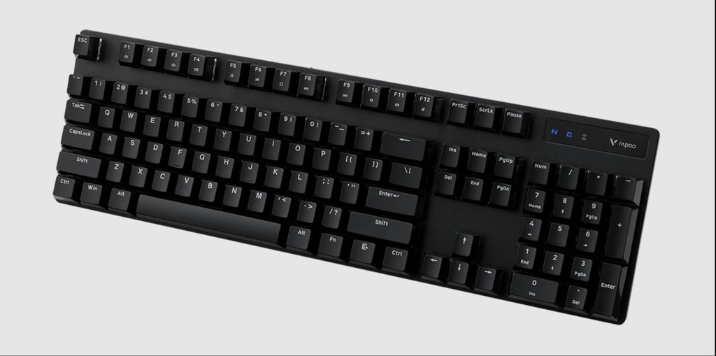 Rapoo V500 Pro Wireless black Wireless keyboard 2.4 GHz - (2 types Red ...