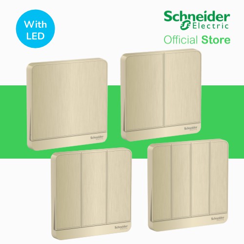 Schneider Electric AvatarOn- 1Gang to 4Gang with LED Light Switches ...