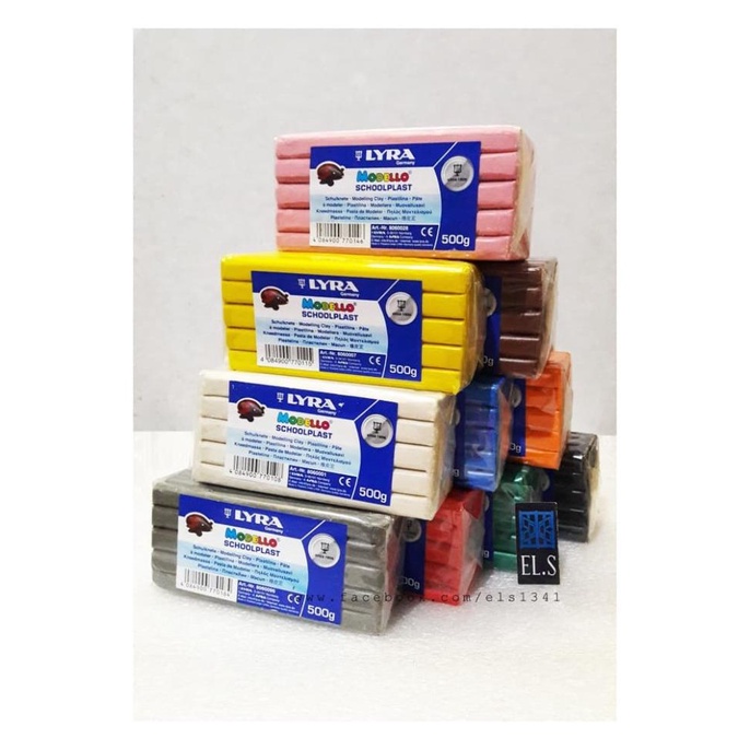 500 Grams Of Lyra Modeling Clay (Plasticine Modeling) | Shopee Singapore