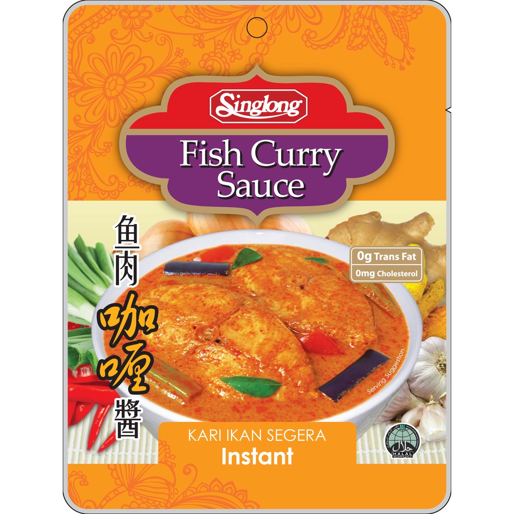 [BUNDLE OF 3] SING LONG FISH CURRY SAUCE 120G (01213) | Shopee Singapore