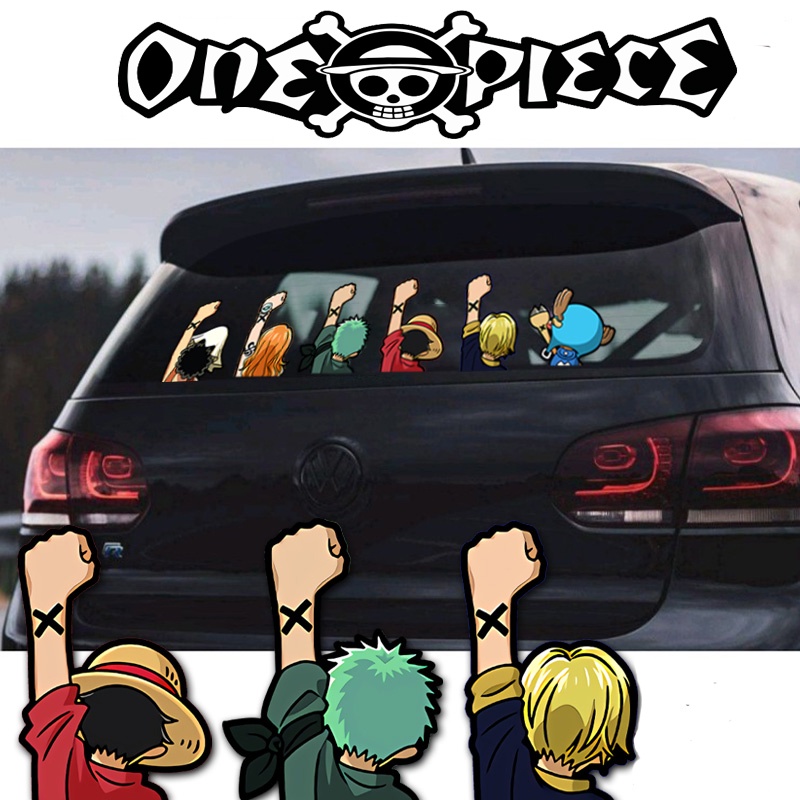 "One Piece" Luffy Reflective Sticker Roronoa Zoro Tony Tony Chopper ...