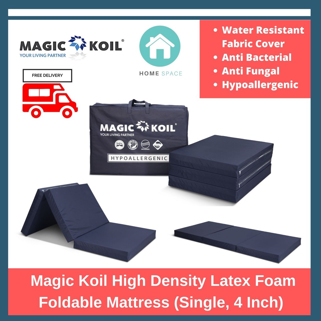 Fast Delivery! Magic Koil High Density Folding Mattress (Single 4 inch ...