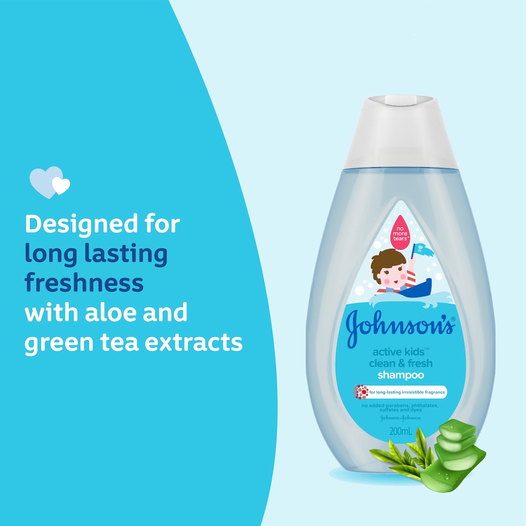 [Bundle of 2] Johnson's Baby Clean And Fresh Bath / Shampoo With Green ...