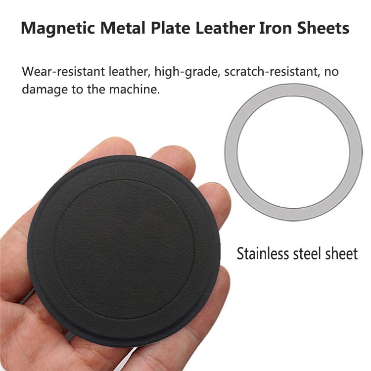EKOL Pu Leather Mag Ring - Magnet Sticker for QI Wirelss Charger ...