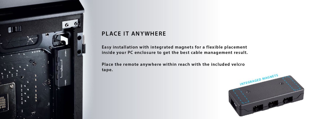 Phanteks Digital RGB LED Starter Kit - 1x DRGB Controller (2 YEARS ...