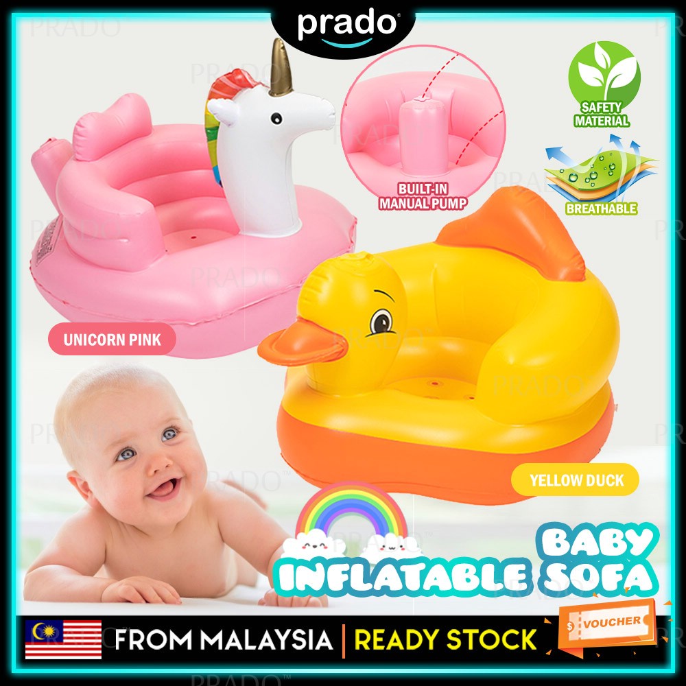 PRADO Unicorn Duck Baby Inflatable Sofa Chair Baby Seat Baby Gear Baby ...