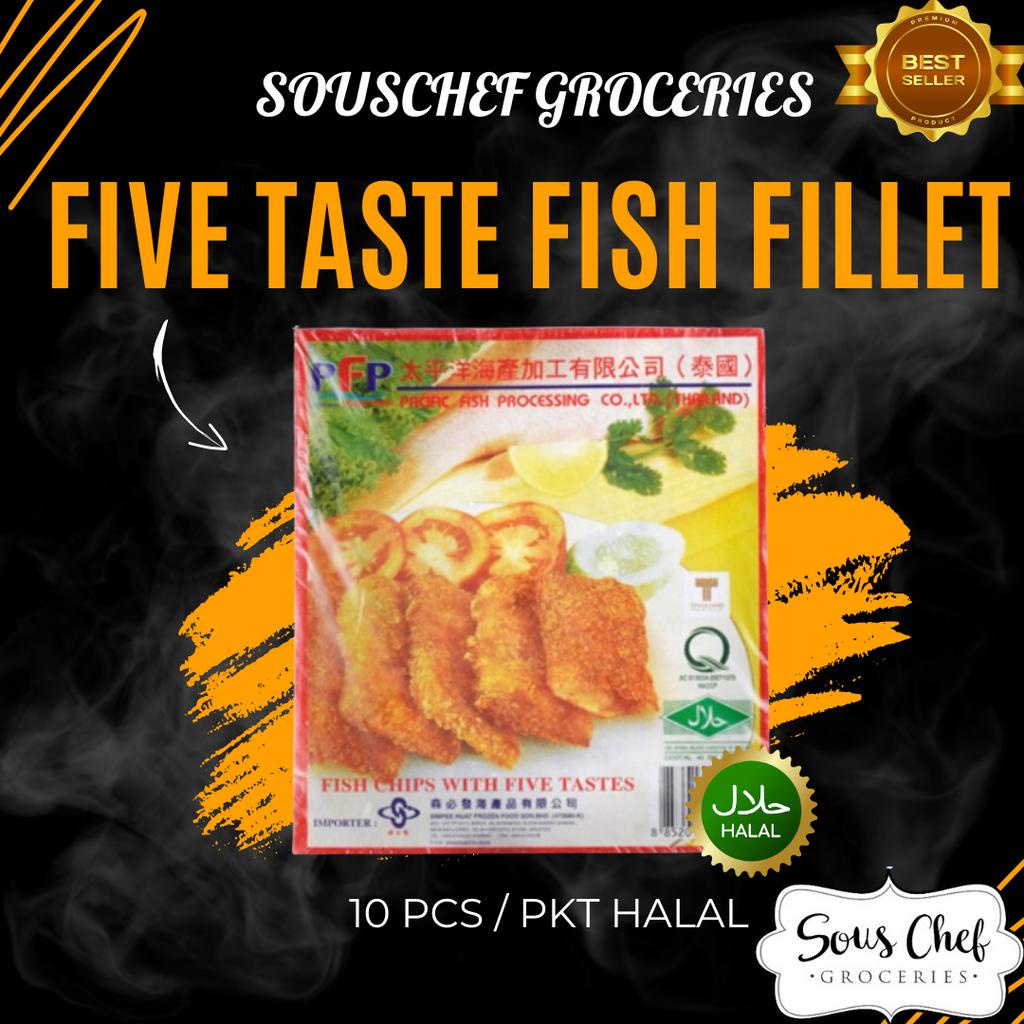 FIVE TASTE FISH FILLET 10PCS/PKT FROZEN FINGER FOOD | Shopee Singapore