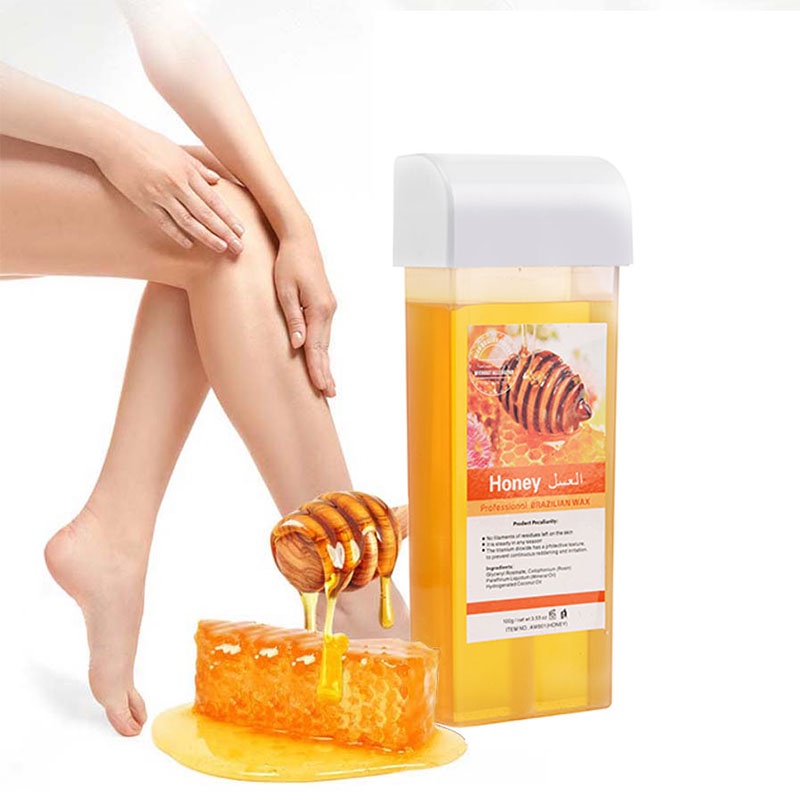 100G Depilatory Soft Wax Waxing Beauty Body Bikini Hair Removal Roll-On ...