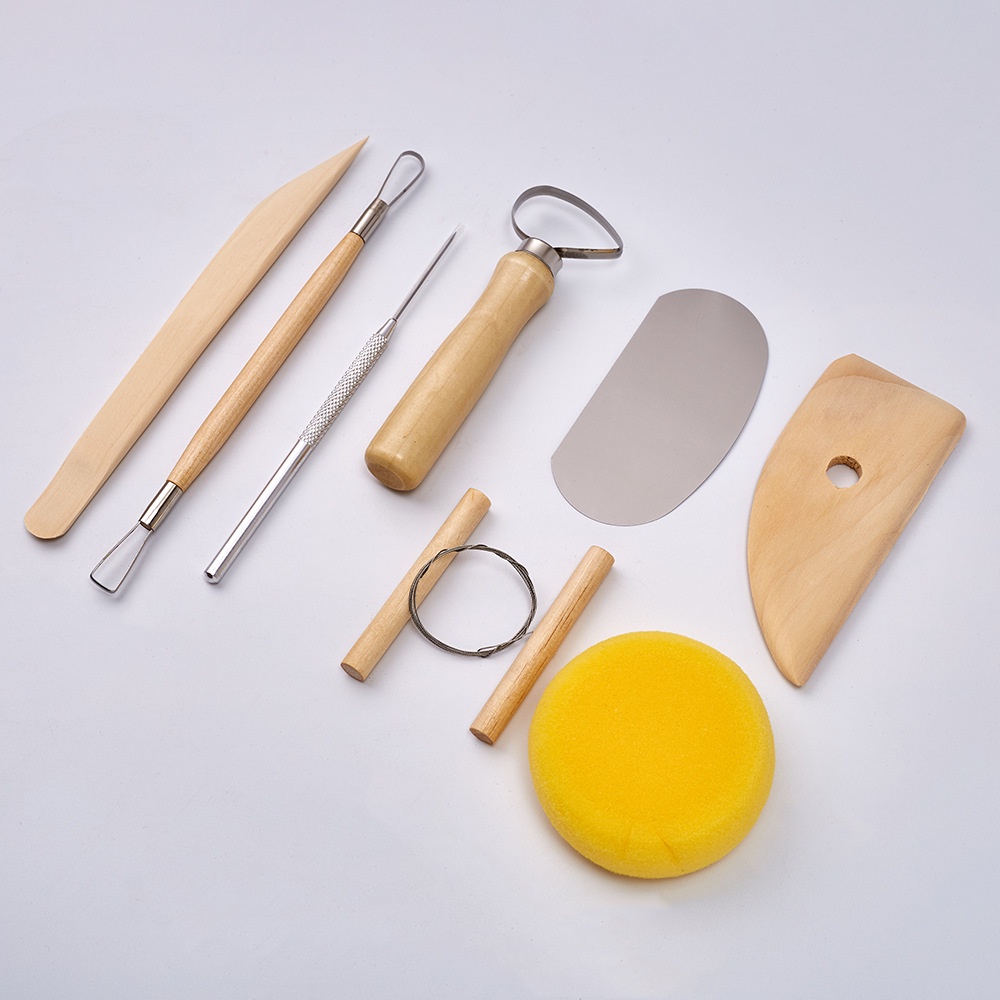 -Pottery Tool Kit Clay Tools Professional Artist Bahan Tanah Liat ...