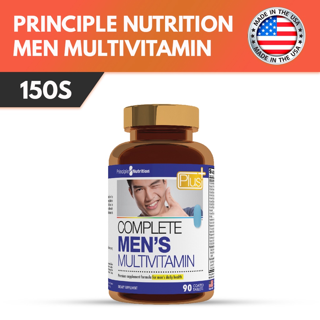 Principle Nutrition PNPlus Complete Men's Multivitamin | 90S | Shopee ...