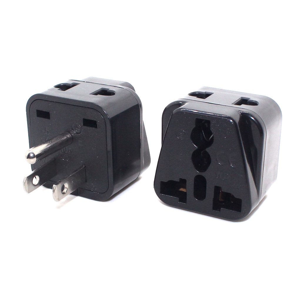 US Thailand Travel Adapter 10A 250V (Type B), Convert Europe, UK, US ...