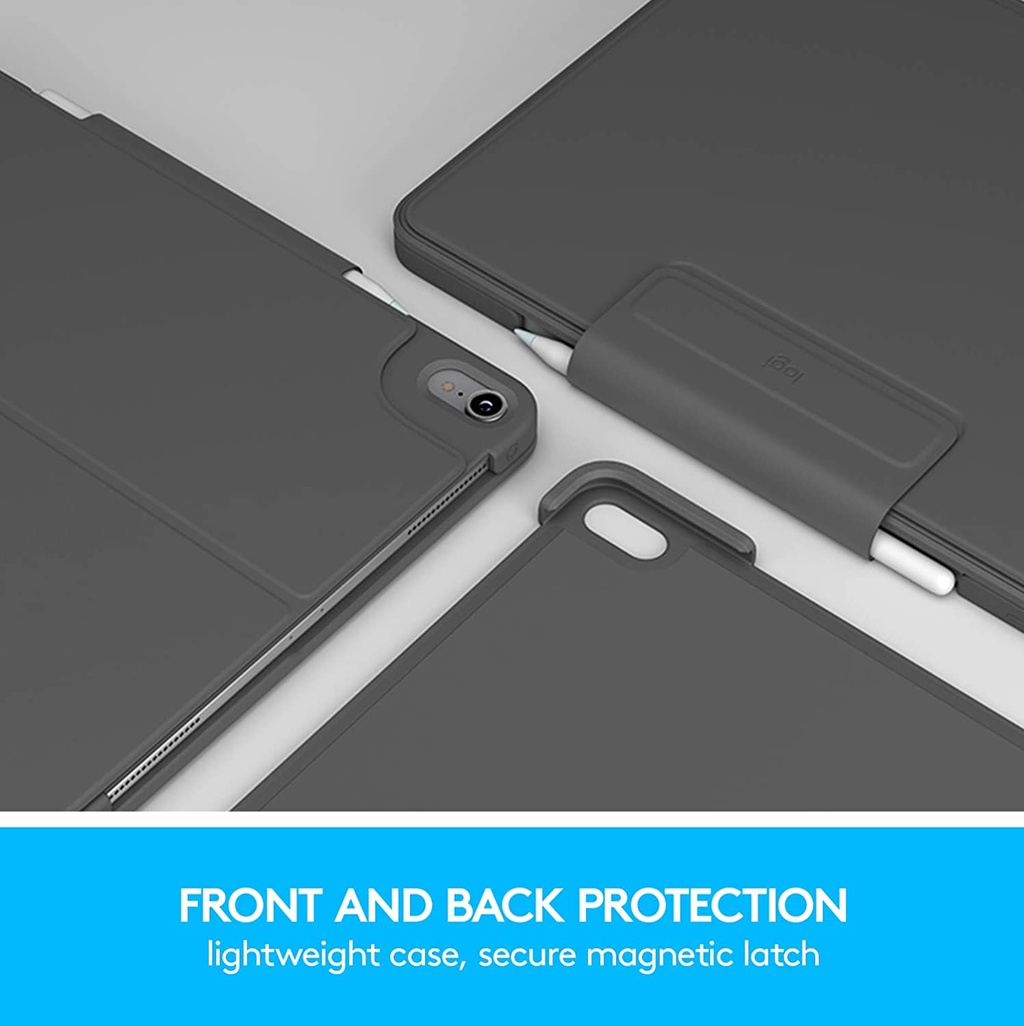 Logitech Slim Folio Pro For Tablet 11" (1st,2nd & 3rd Gen) with Backlit ...